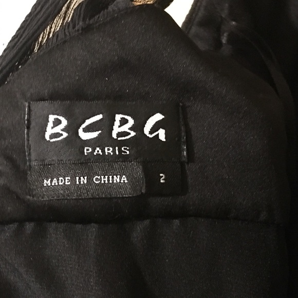 BCBG Paris | Dresses | Bcbg Paris Black Chiffon Dress | Poshmark